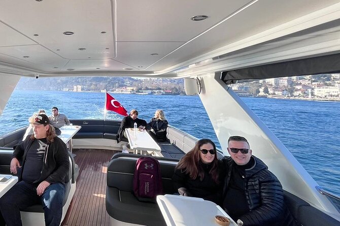 Luxury Bosphorus Yacht Tour  Asian Side Stop & Exploration