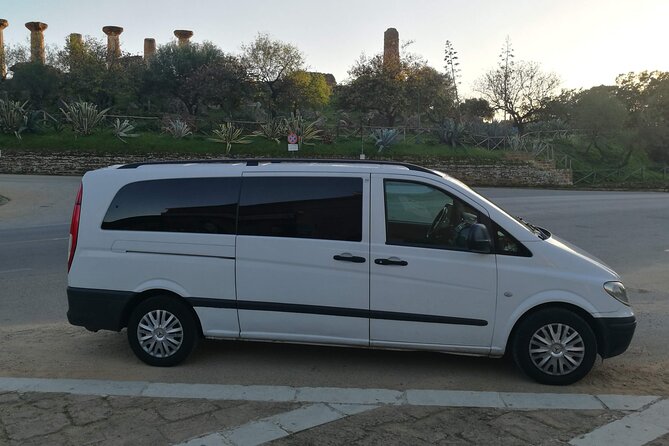 Private Transfert from and to Catania Airport - Itinerary and Service Area
