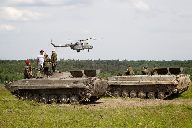Ride in a BMP tank and military garage tour Prague - Analyzing the Value