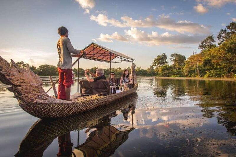 Angkor Bike tour & Gondola Sunset Boat - The Experience Starts with a Pickup—Convenience Matters