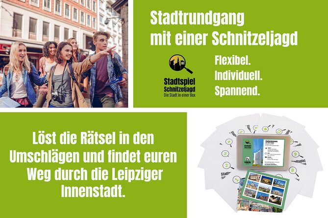 City game scavenger hunt Leipzig city center - independent city tour - The Experience: What to Expect at Each Station