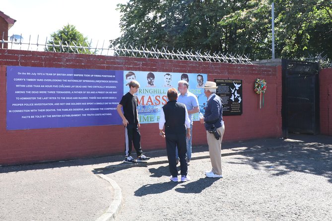 Falls road Murals Walking Tour with former prisoners - The Itinerary Breakdown