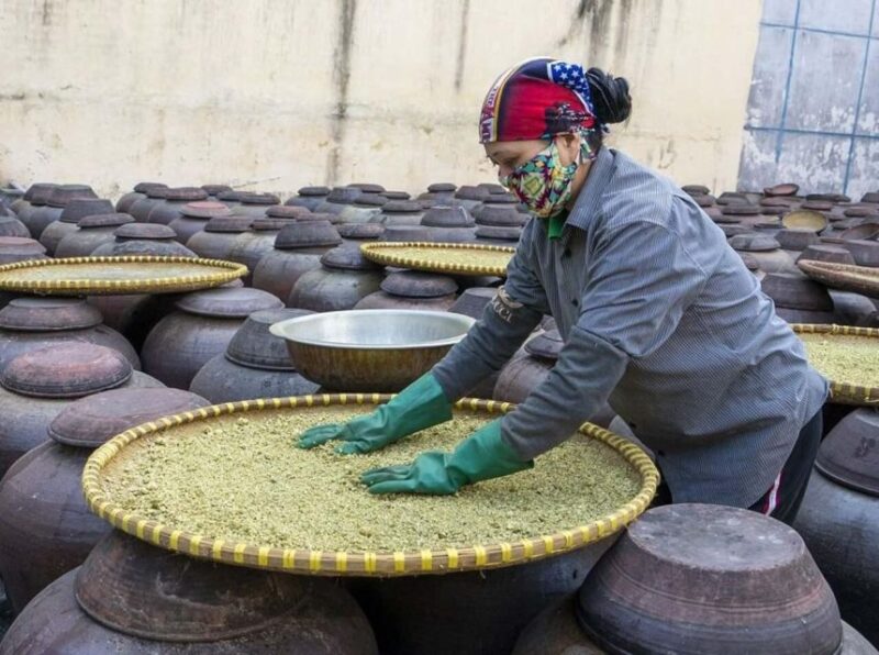 Hanoi: Day Trip to Bamboo Fish Trap & Soy Sauce Villages - Exploring the Soy Sauce Village