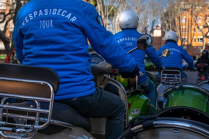 Highlights of Rome Vespa Sidecar Tour in the Afternoon with Gourmet Gelato stop - FAQs