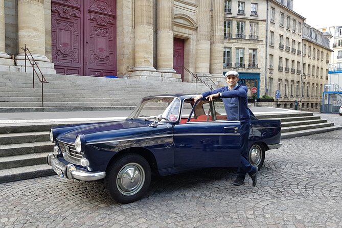 Paris Private Tour by Vintage Car with Wine Tasting - Landmark Stops and Their Charm