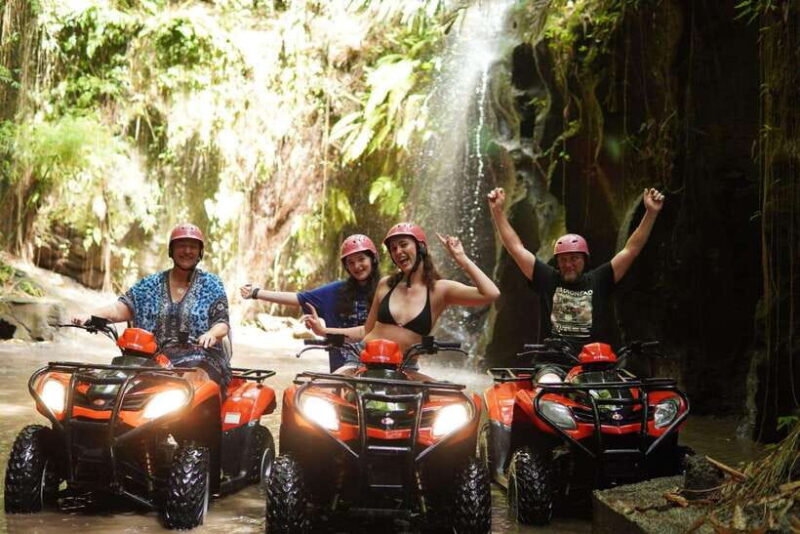 Ubud Atv Quad Bike Cave, River, Waterfall & Rafting Package - The ATV Experience: Riding Through Village, Waterfall, and Cave