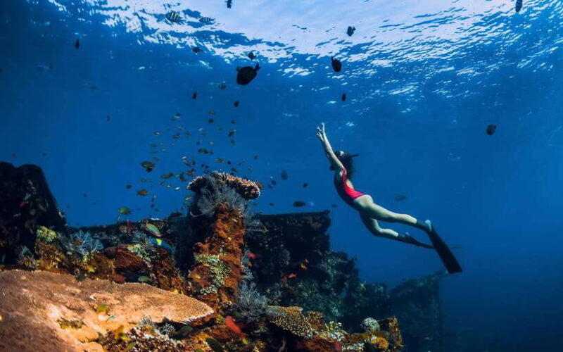 Bali/Nusa Penida: Manta Point Snorkel Boat & West Coast Tour - Landmarks and Scenic Stops
