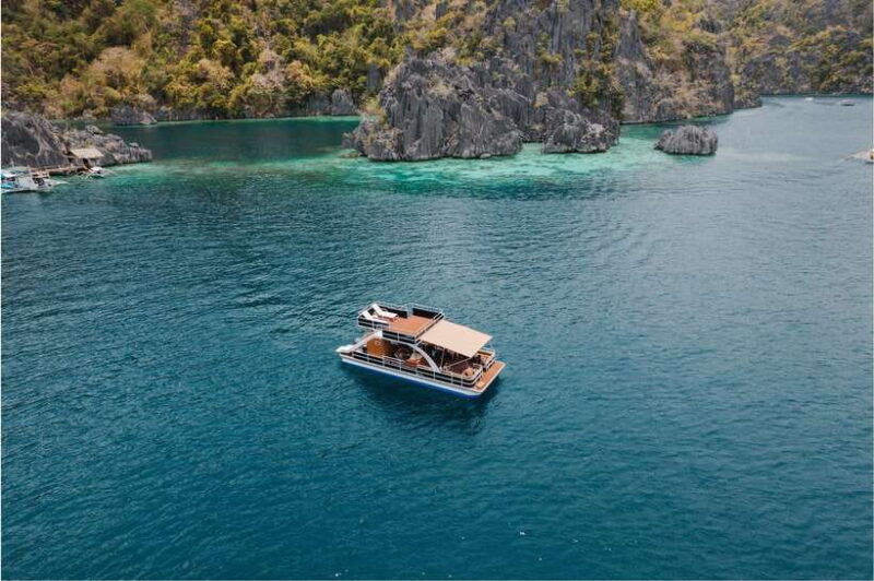 Coron Island Hopping: Private Double Deck Party Boat Slide - The Onboard Experience: Comfort Meets Fun