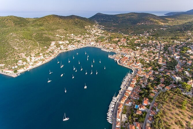 From Poros:Ithaca Cruise from Kefalonia to Gidaki Beach and Vathy - Group Size and Timing