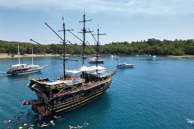 Kemer Full Day Pirate Boat Trip with Lunch and Optional Transfer - FAQ