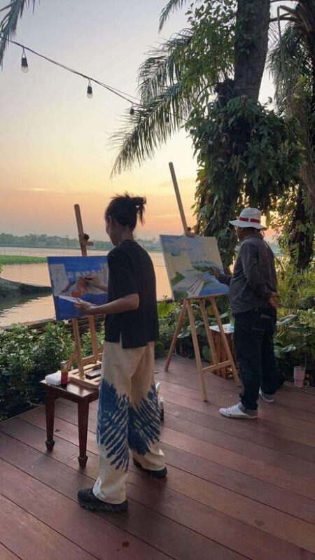 Painting by the River - Kalanan Riverside Resort - What’s Included and How It Works
