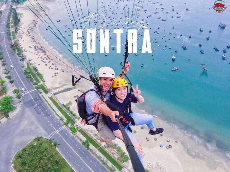 Paragliding and seeing Da Nang from above is wonderful - Landing and Post-Flight Experience