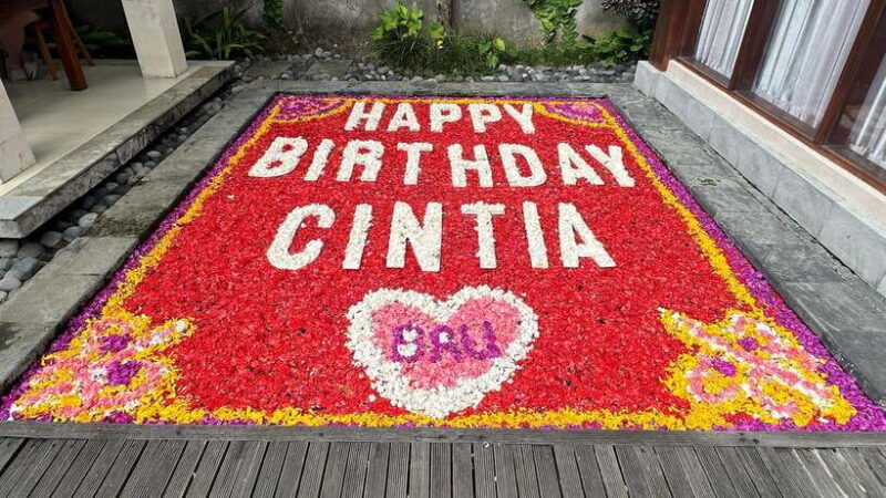 Pool Flower Decorations Bali: Birthday-Honeymoon-Anniversary - Detailed Breakdown of the Itinerary