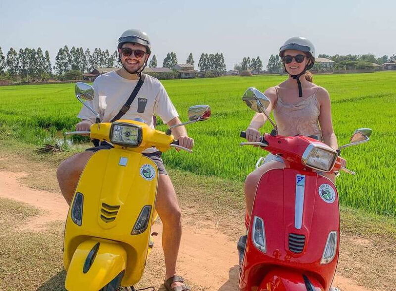 Siem Reap: Floating Village Sunset Boat Guided Vespa Tour - The Floating Village of Tonle Sap