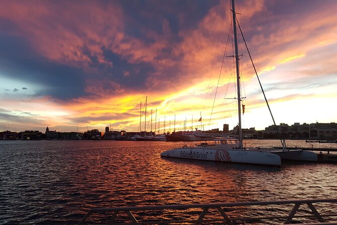 Sunset in Valencia from the Catamaran Mundo Marino - The Pros and Cons Based on Traveler Feedback