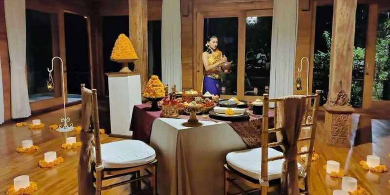 Ubud: Balinese Royal Dinner with Tropical Forest Views - The Itinerary in Detail