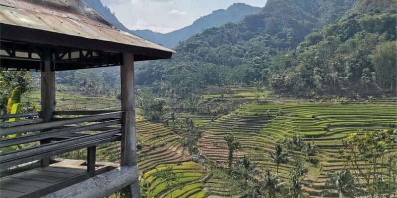 Yogyakarta: Selogriyo Temple, Rice Terraces & Waterfall Tour - The Hidden Kedung Kayang Waterfall: A Refreshing Reward