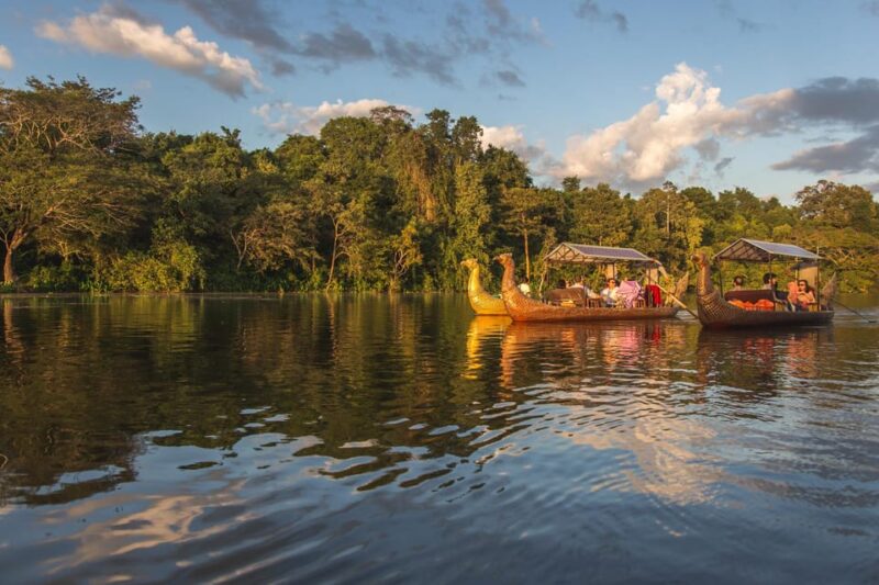 Angkor Bike tour & Gondola Sunset Boat - Sunset on the Gondola Boat