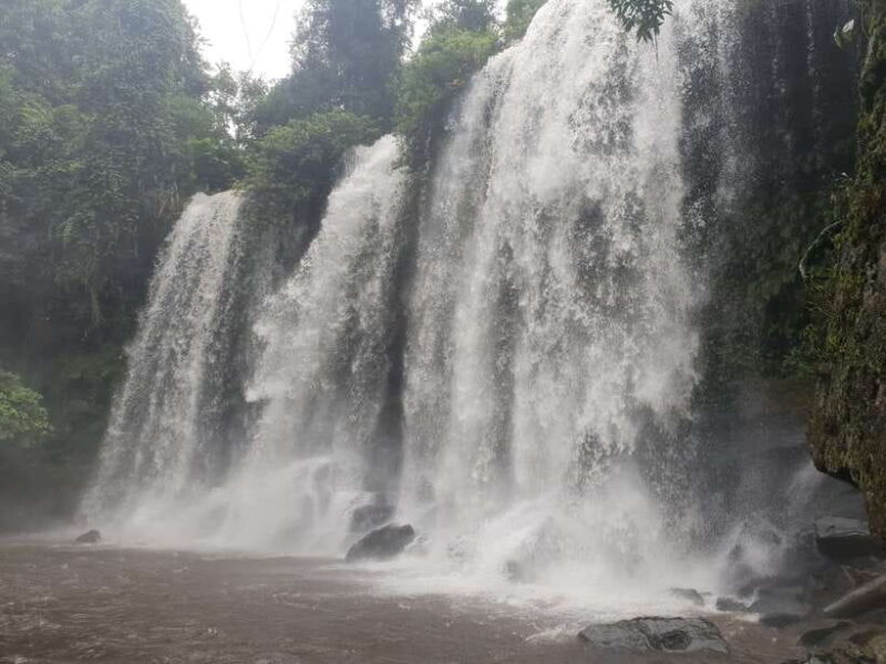 Mixture of temples and waterfall. - The Value of a Private Guide