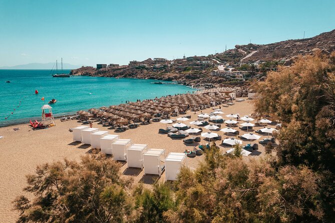 Super Paradise Beach Mykonos Seaside Sunbed (5th & 6th row)