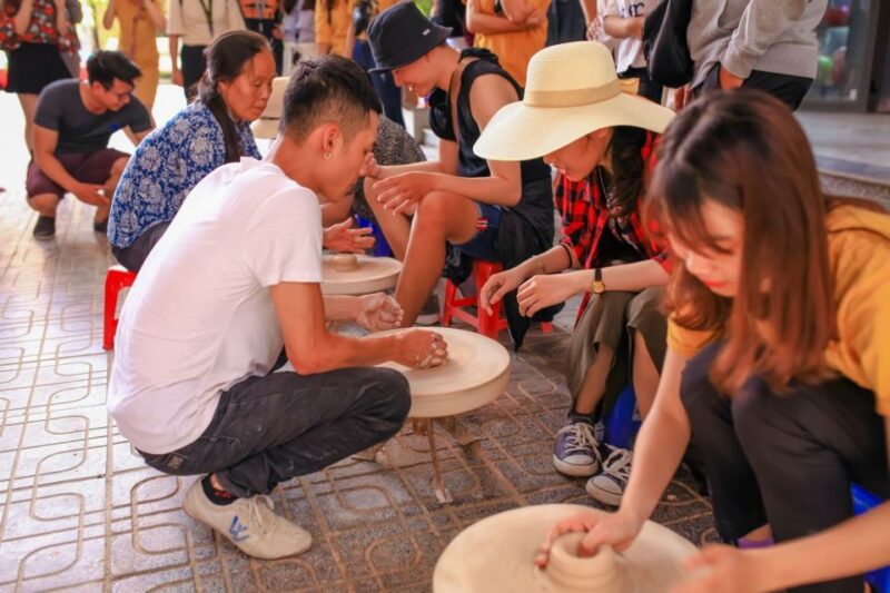 Bat Trang Pottery ancient village by Motorbike - Authenticity and Quality of Guides