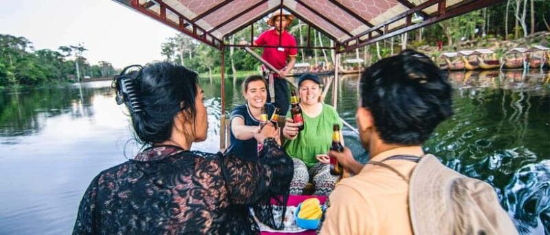 Angkor Bike tour & Gondola Sunset Boat w/ Drinks & Snack - Key Points