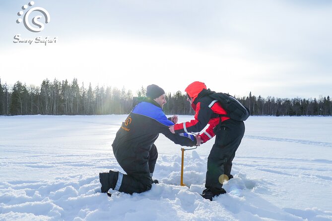 Arctic Ice Fishing by Snowshoe - Key Points