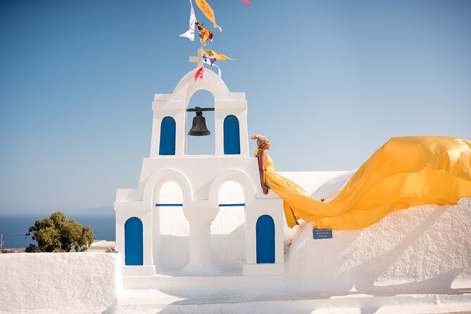 Flying Dress Private Photoshoot Santorini - What to Expect During Your Santorini Flying Dress Photoshoot