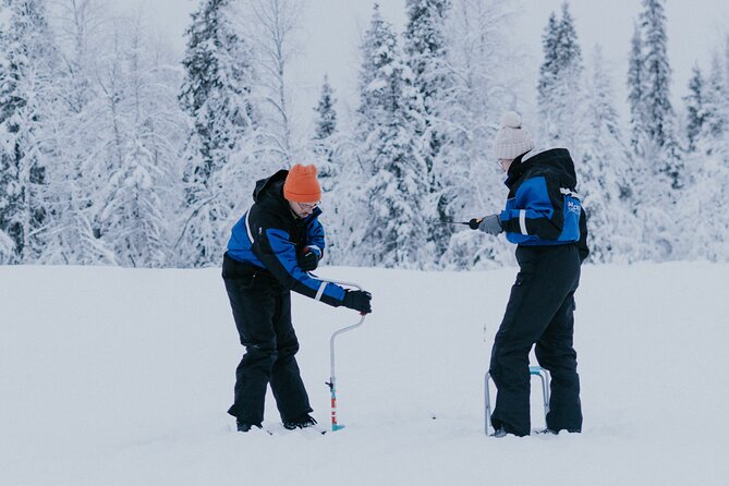 Ice Fishing by Snowmobile in Levi - An Authentic Finnish Winter Adventure: Ice Fishing by Snowmobile in Levi