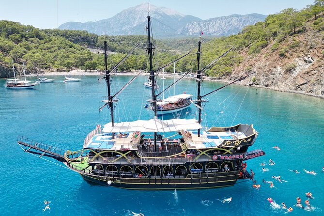 Kemer Full Day Pirate Boat Trip with Lunch and Optional Transfer - Discover the Magic of Kemer’s Pirate Boat Trip