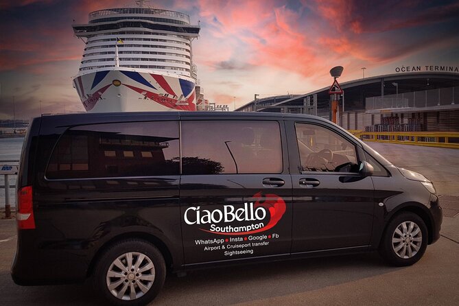 Minibus from Heathrow Airport to Southampton via Netley Abbey - Key Points