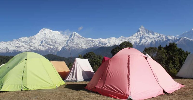 Pokhara: One night camping, campfire stay at Australian camp - Key Points