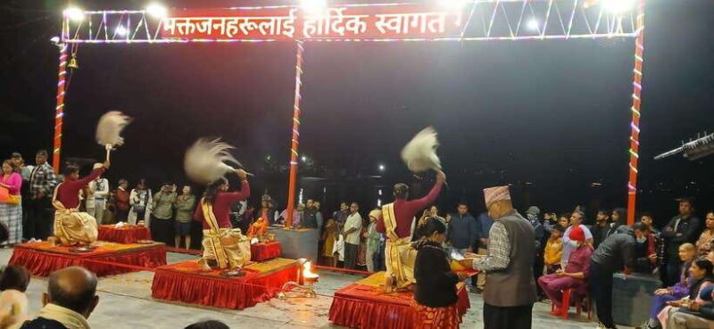 Pokhara: Tal Barahi Temple Evening Aarati Ceremony - Pokhara: Tal Barahi Temple Evening Aarati Ceremony