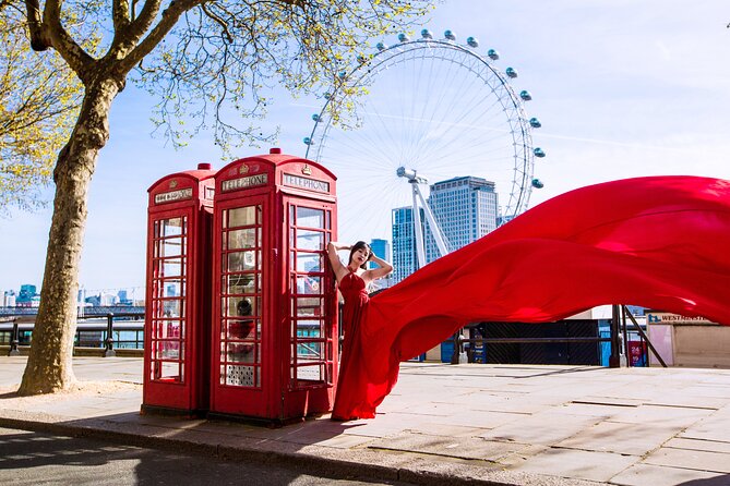 Private Epic Flying Dress Photoshoot in London - An Unforgettable Photoshoot Experience in London: The Private Epic Flying Dress Photoshoot