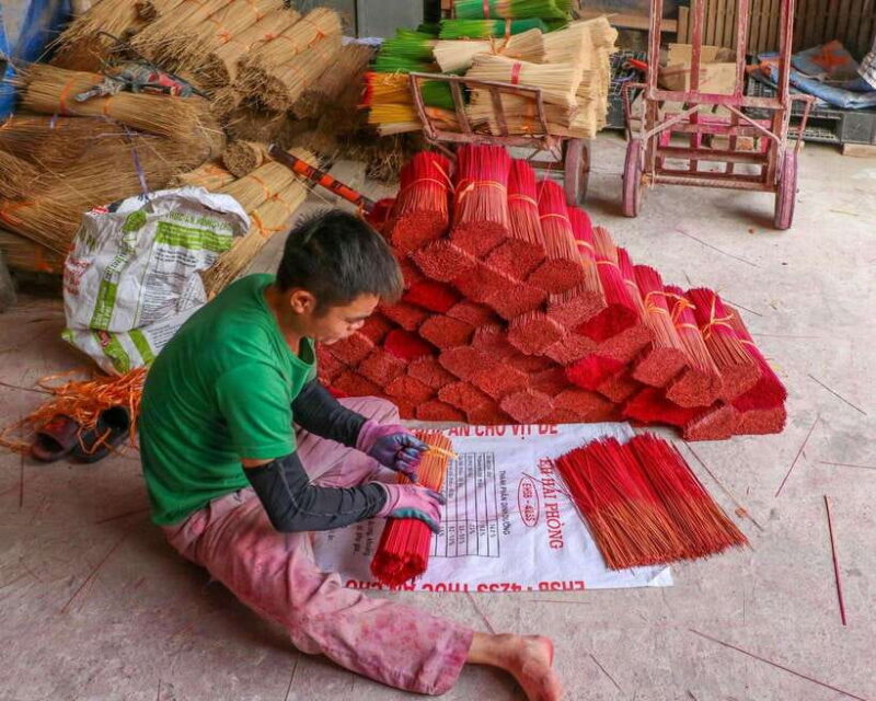 Quang Phu Cau Incense Village, Hat Making Private Tour - Key Points