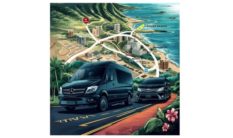 Round-trip Private Transfer Kualoa Ranch And Waikiki Hotel - Key Points