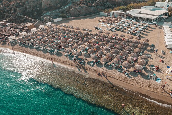 Super Paradise Beach Mykonos Seaside Sunbed (5th & 6th row) - A Practical Look at the Super Paradise Beach Sunbed Experience in Mykonos