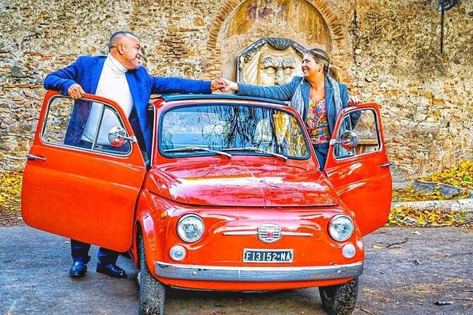 Vintage Fiat 500 Tour with Local , Wine and Snack - Key Points