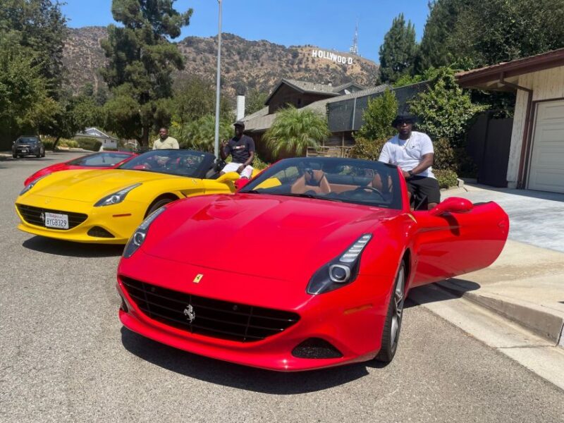 20 Min Ferrari tour in Hollywood (Drive or Be driven) - Key Points