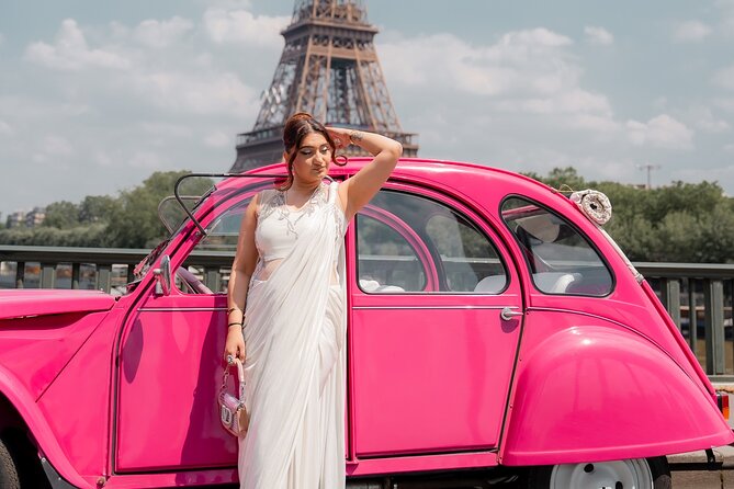 3H Champagne Tour Through Paris by Night in a Pink Citroën 2CV - An Introduction to the Tour Experience