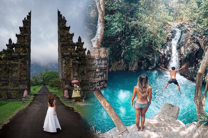 All Inclusive : Jumping Sliding at Aling- Aling Waterfall - Handara Gate - Lunch - Transportation and Comfort