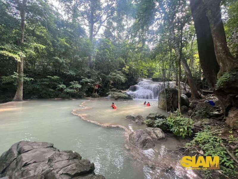 Erawan Waterfall, River Kwai & Railway Tour : From Bangkok - Riding the Famous Death Railway