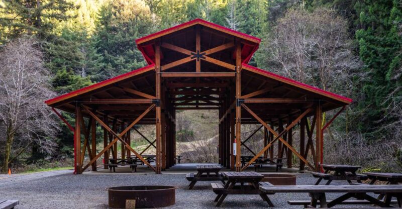 From Fort Bragg: Redwoods Train Ride and Nightclub Ticket - The Glen Blair Bar: A Forest Nightclub