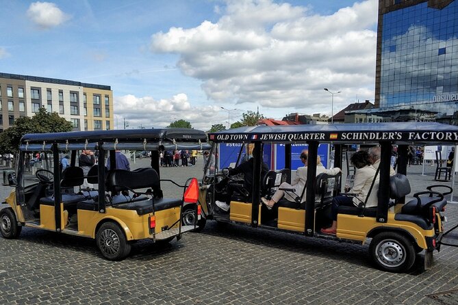 Jewish Quarter Group Tour by Golf Cart with Schindler's Museum visit in Krakow - Transport, Group Size, and Overall Value