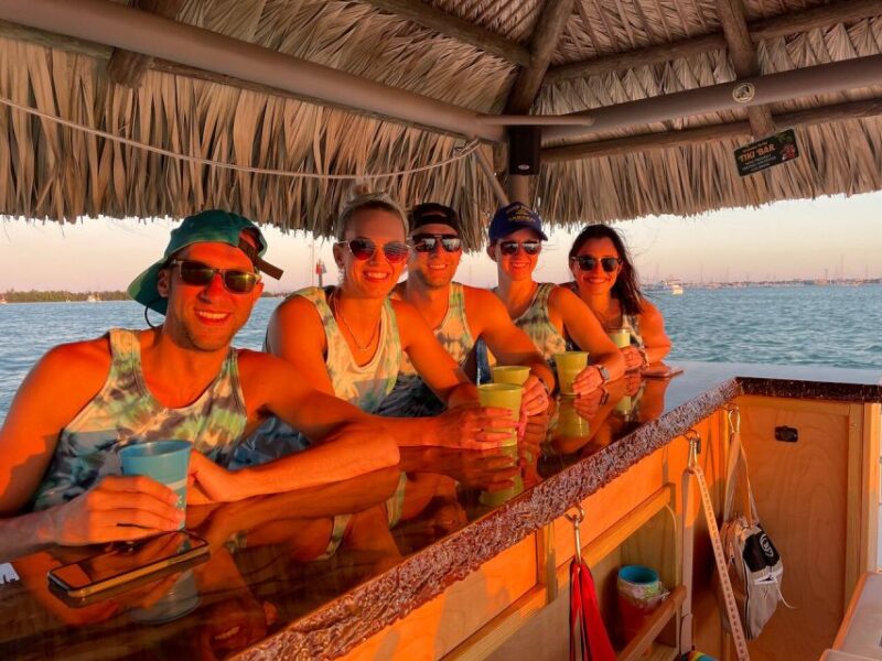 Key West: Private Tiki Boat Sunset Cruise - What to Expect During the Cruise