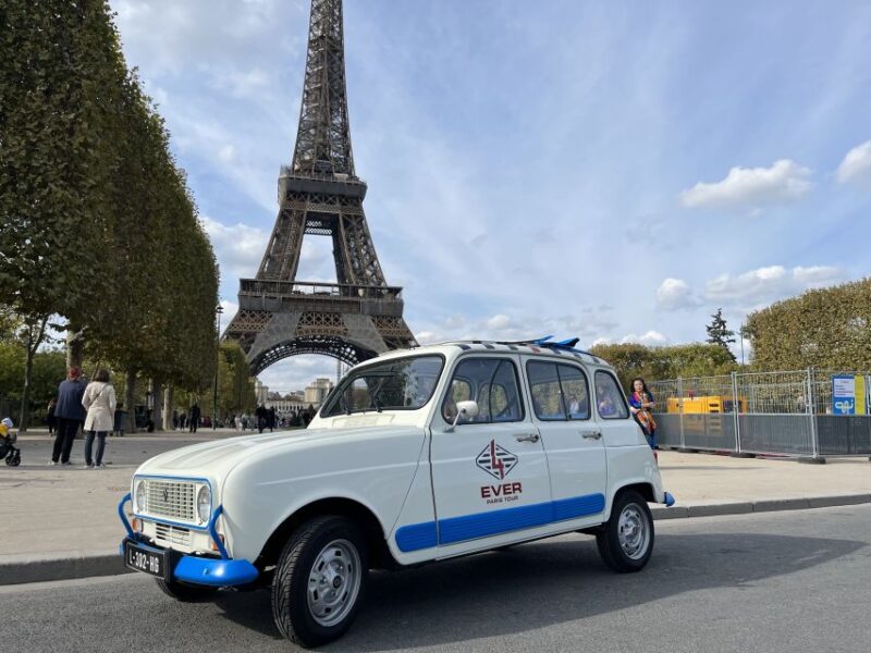 Paris: Private Sightseeing tour in Renault 4L electric 2h - An In-Depth Look at the Electric Renault 4L Tour