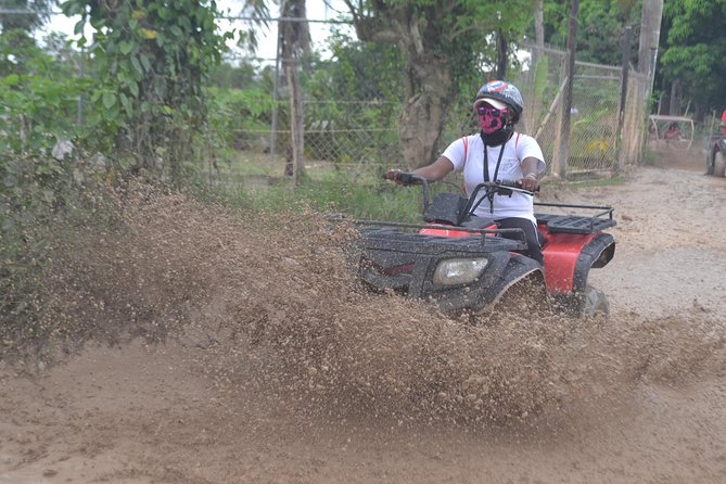 Punta Cana Adventure: Offroad 4x4 ATV - Cave and Macao Beach Dip - Visiting the Underground Cave: A Touch of Mystery