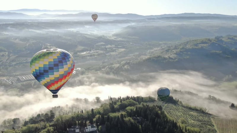 Siena: Balloon Flight Over Tuscany with a Glass of Wine - The Scenery: A Visual Feast