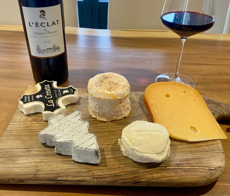 Vertical degustation of a special cuvée with cheese plate - An Authentic Bordeaux Experience: The Details