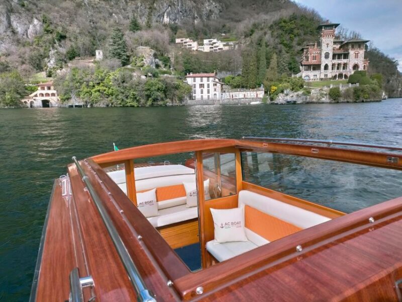 Boat Tour from Menaggio by Classic Venetian Wooden Limousine - The Sum Up